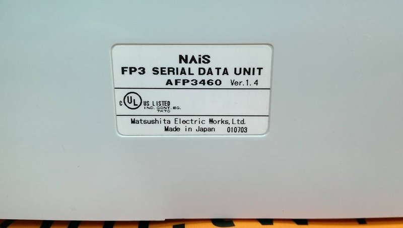 MATSUSHITA NAiS FP3 OUTPUT UNIT AFP33487-F - PLC DCS SERVO Control MOTOR POWER SUPPLY IPC ROBOT